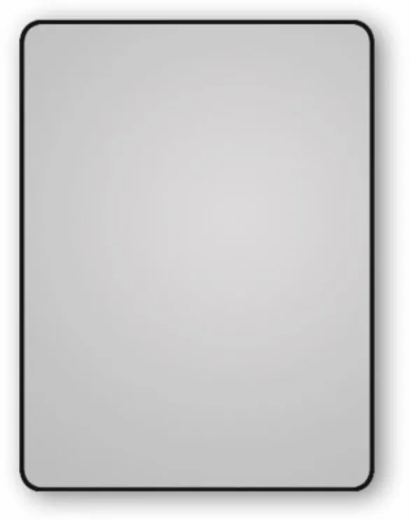Zrcadlo v rámu Magico, 80 × 60 cm, černé