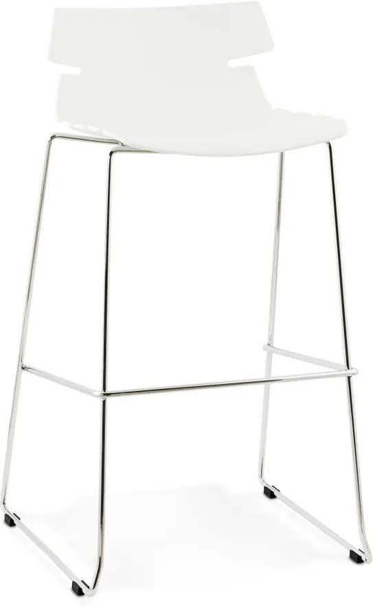 Bílá barová židle Kokoon Reny, výška sedu 77 cm