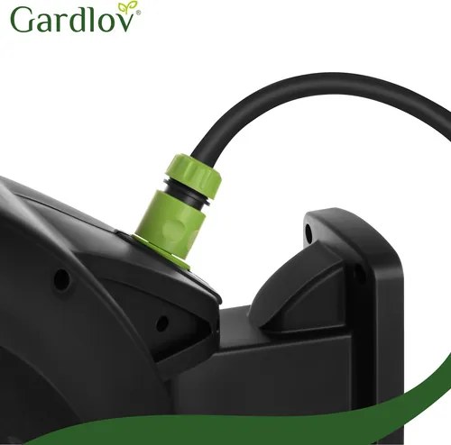 Automatický naviják zahradní hadice - Nástěnný naviják hadice s 30 m hadicí