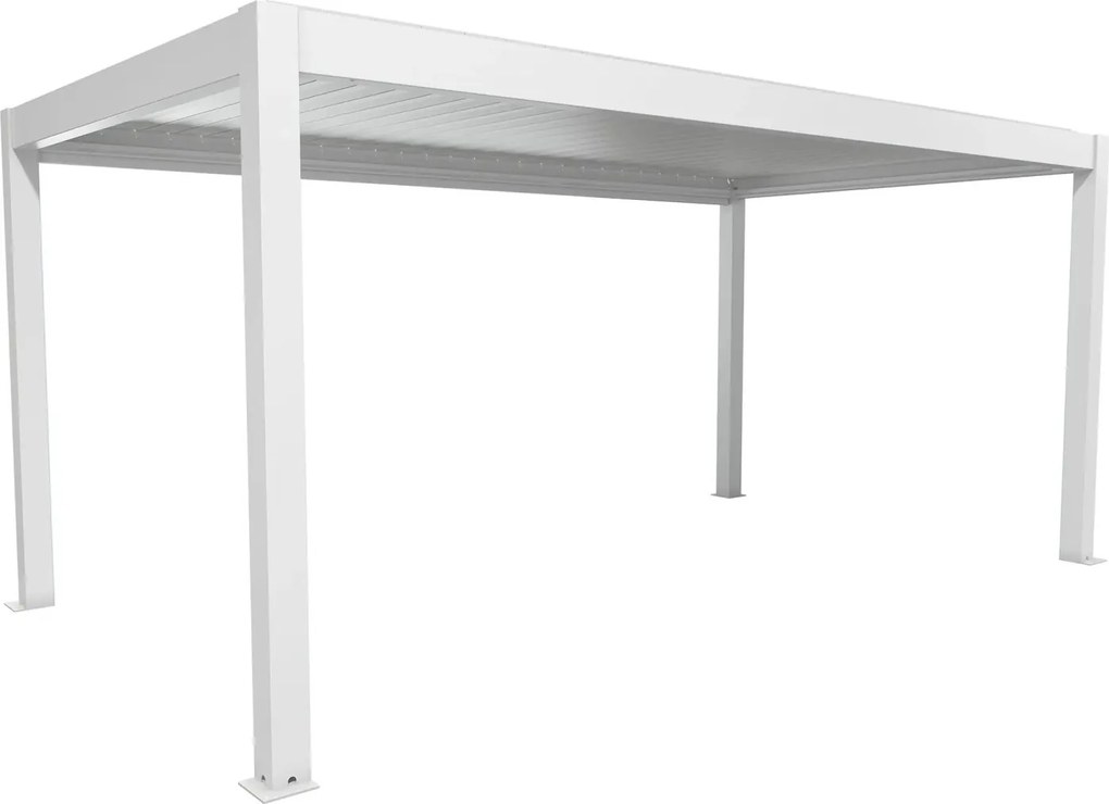 Biohort Pergola 5,5 x 3 bílá/stříbrná 552,5 x 312 cm