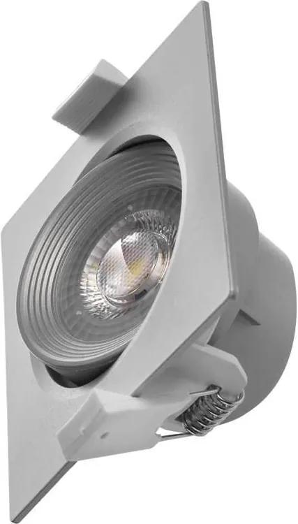 Bodové LED svítidlo, stříbrné, 5W, teplá bílá Emos  ZD3660