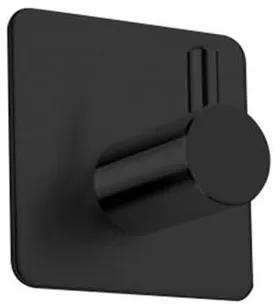 KIK KX5687 Samolepicí koupelnový háček - černý