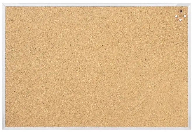 Korková nástěnka Magnetoplan 90 x 60 cm, hliník
