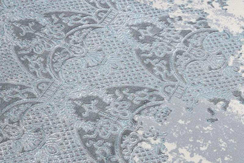 Dywany Łuszczów Kusový koberec Core W3824 Ornament Vintage cream/grey and blue ROZMĚR: 140x190