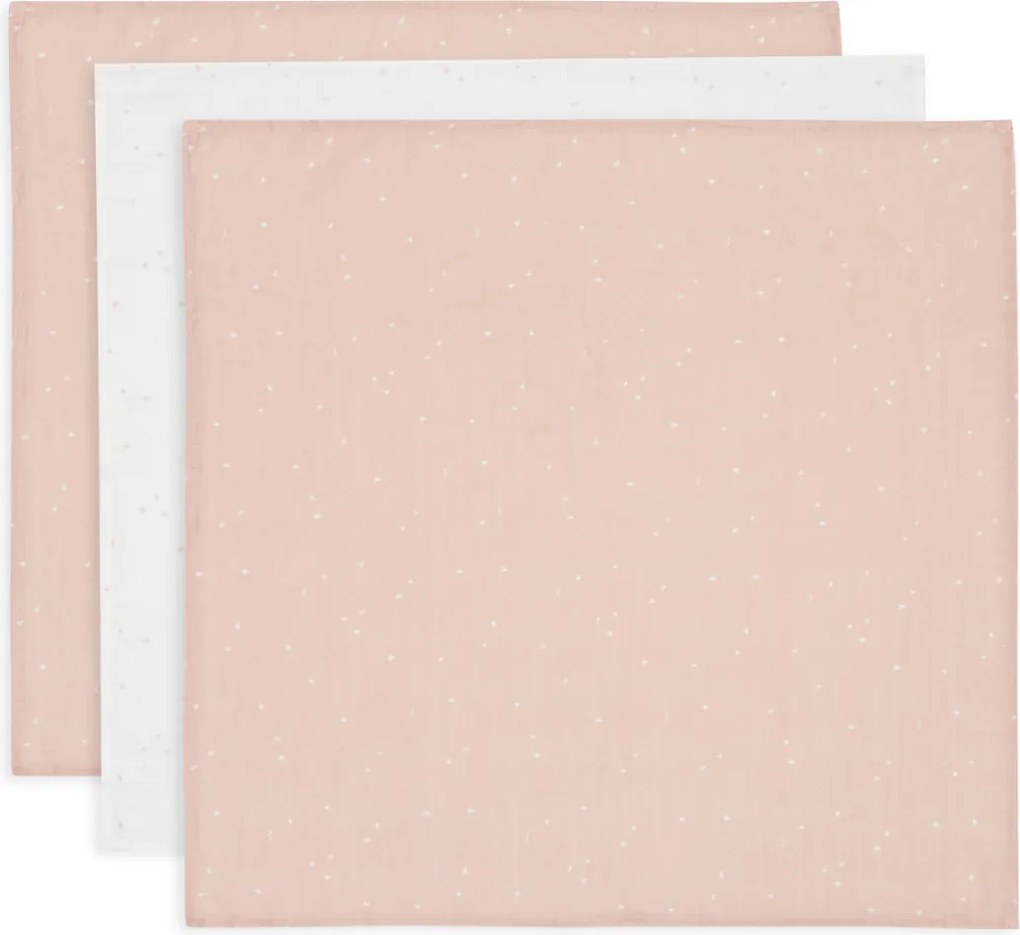 Jollein Pleny 3 ks 70x70 cm Twinkling Wild Rose
