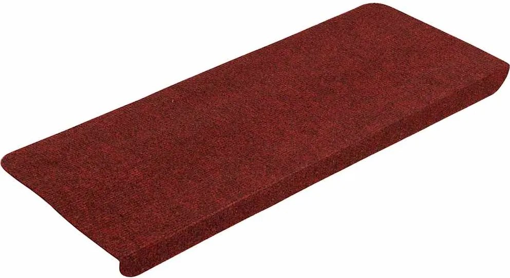 Samolepicí podložky na schody 30 ks Červená 65x22,5x3,5 cm 3365915