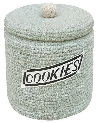 Světle modrý látkový dětský koš na hračky ø 20x26 cm Cookie Jar – Lorena Canals
