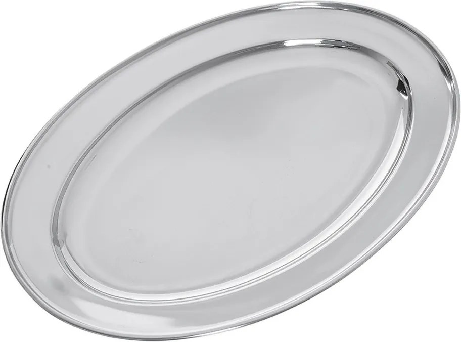 Servírovací tác z nerezové oceli 30x45 cm – Orion