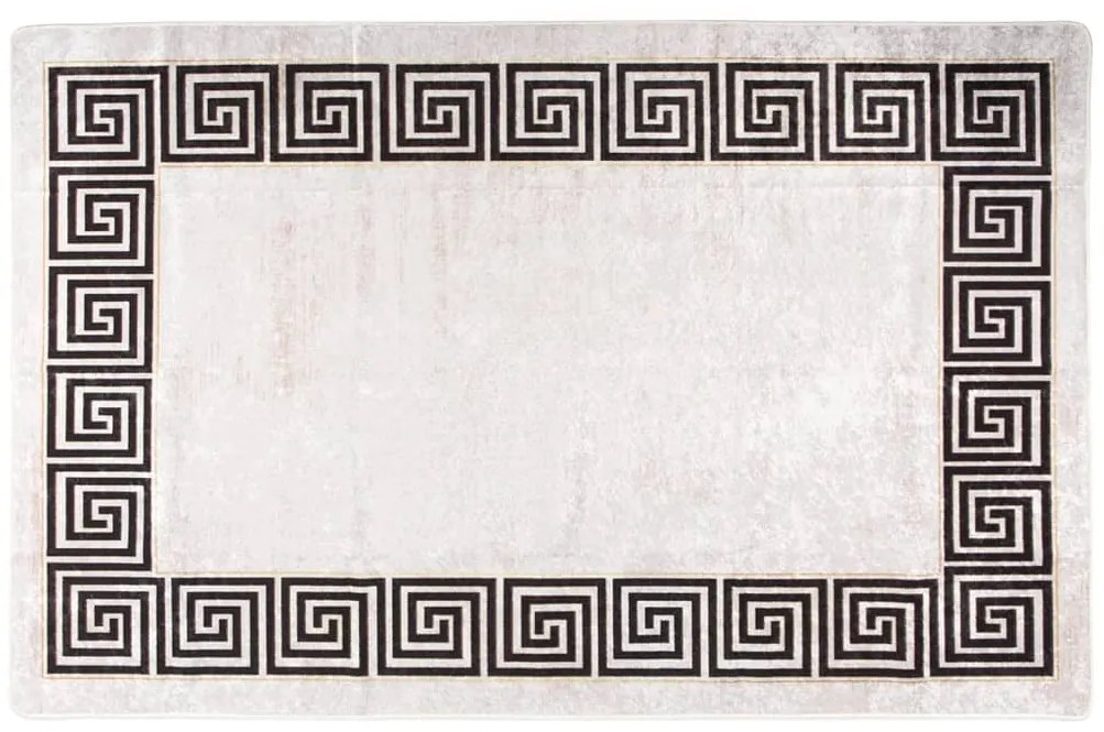 Koberec pratelný 160 x 230 cm světle béžový 337949