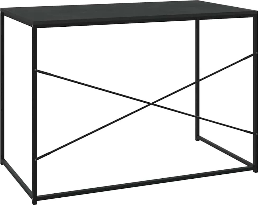 Počítačový stůl černý 110 x 60 x 70 cm kompozitní dřevo 30208