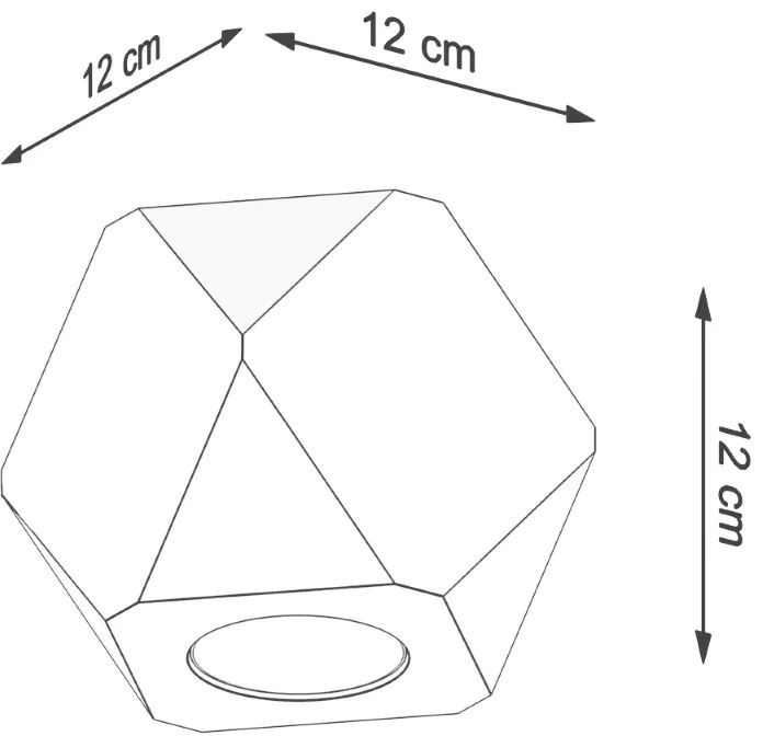 Stropní svítidlo Woody, 1x dřevěné stínítko