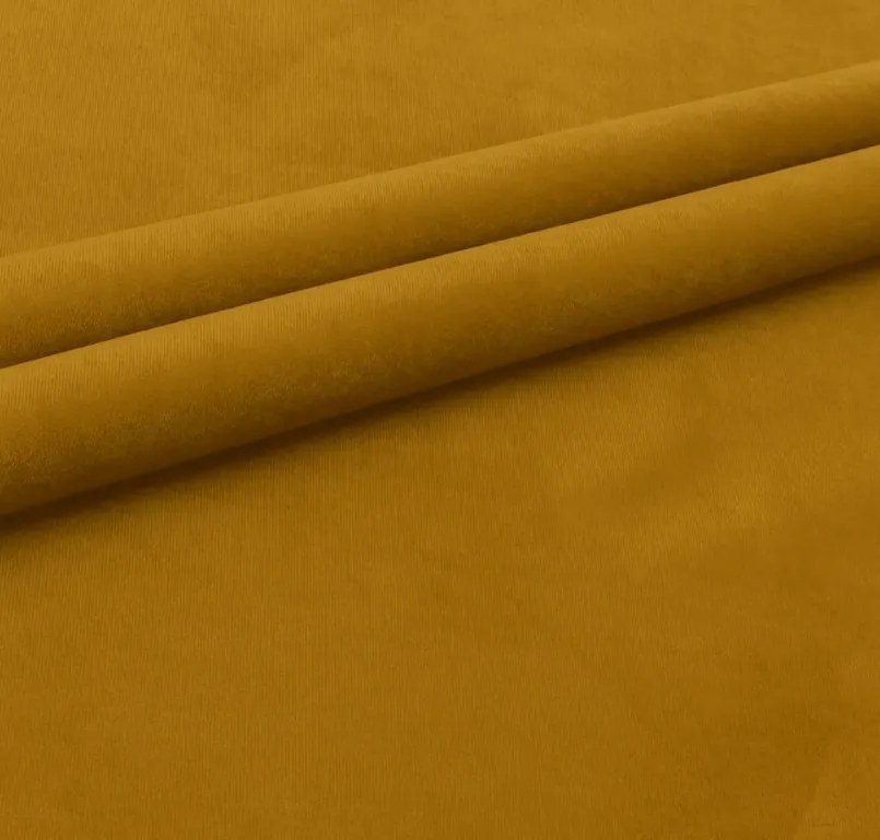 Rozkládací oboustranná sedací souprava do L SILVIANO 230x140 cm, hořčicová
