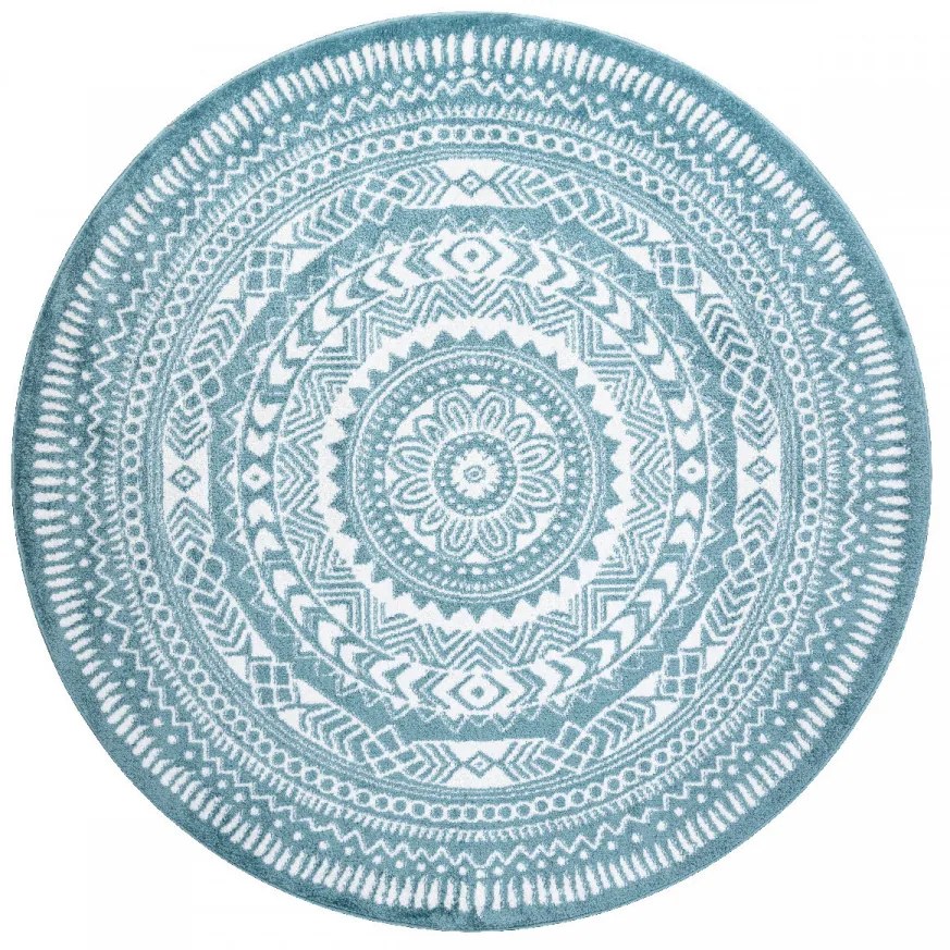 Hans Home | Kusový koberec Napkin blue kruh - 140x140 (průměr) kruh
