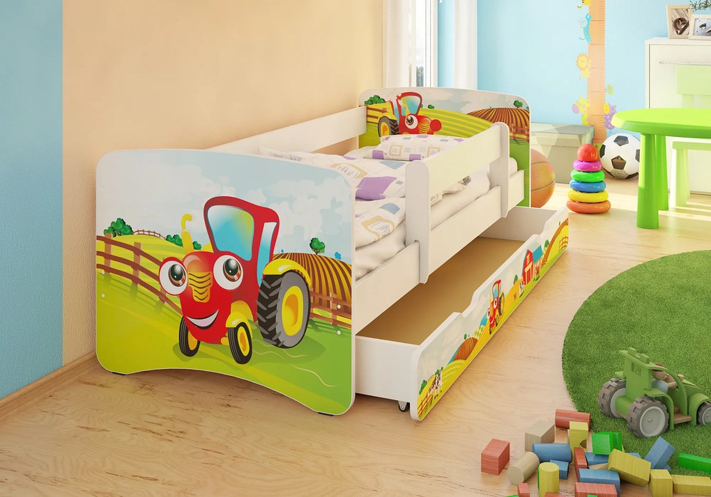 Dětská postel TRAKTOR 160x80 cm