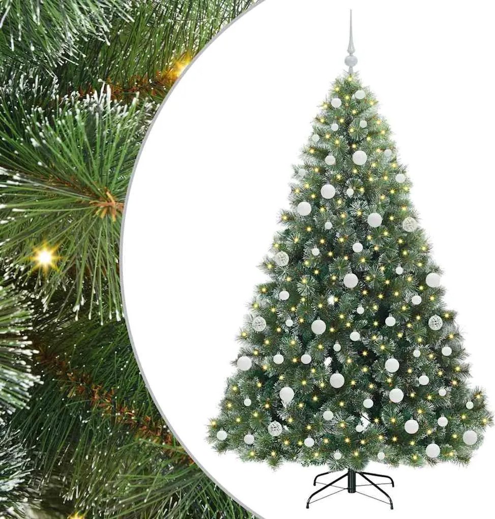 Umělý vánoční stromeček s stojanem Zelená 180 cm PE a PVC 3397851