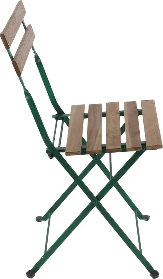 Zeleno-béžová kovová zahradní židle – Esschert Design