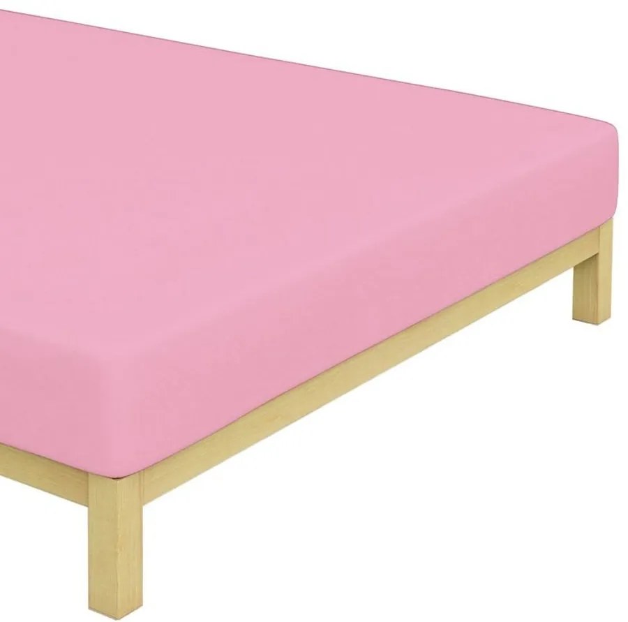 Jersey prostěradlo do dětské postýlky - 70 x 140 cm - růžové