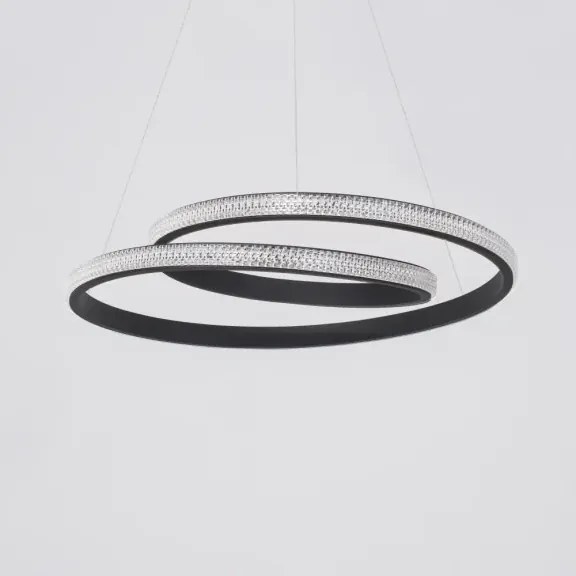 LED lustr Grania 55 černé