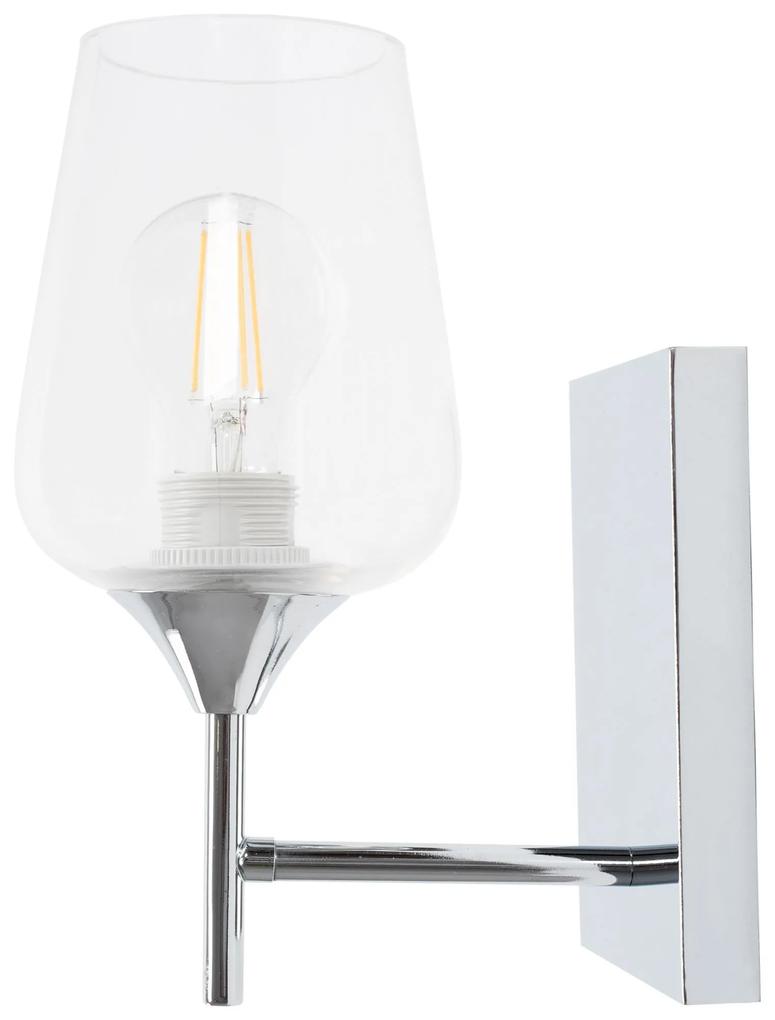 Toolight Moderní nástěnná lampa APP1231-1W Chrome