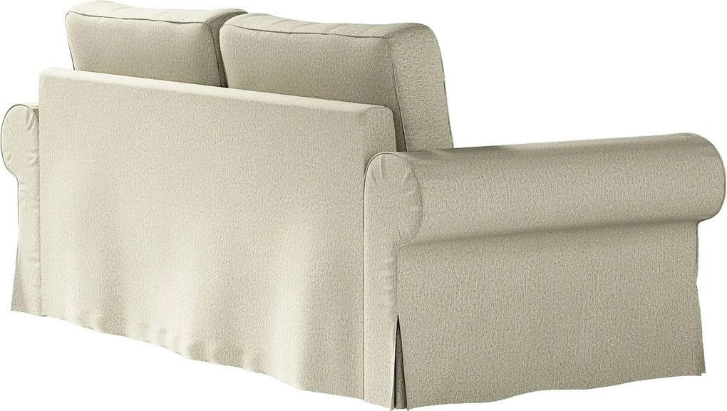 Potah na pohovku IKEA Backabro, 3-místná, rozkládací barva béžová látka pletený vzor