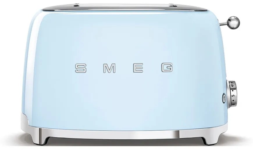 Bledě modrý toustovač SMEG
