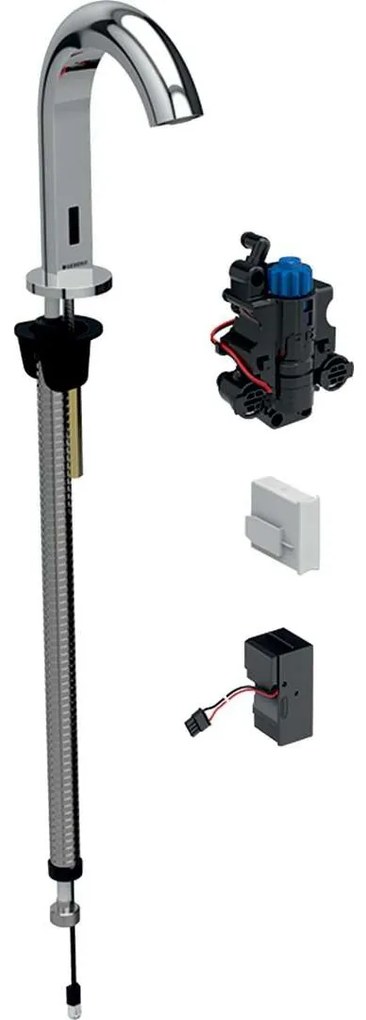 Geberit Piave - Elektronická termostatická umyvadlová baterie, síťové napájení, chrom 116.187.21.1