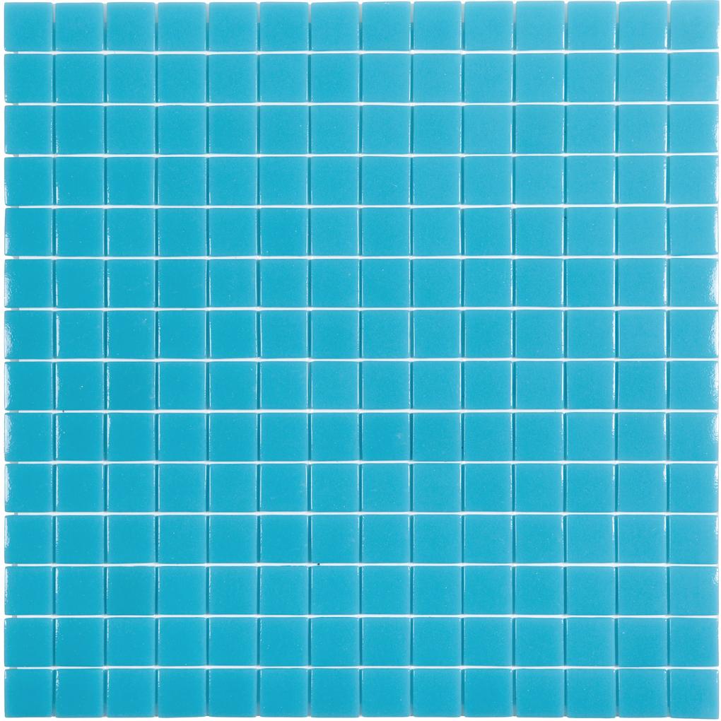 Hisbalit Obklad mozaika skleněná modrá MIERA 2,5x2,5 (33,3x33,3) cm - 25MIERLH