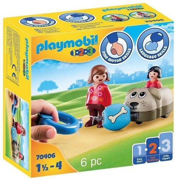 Stavebnice playmobil 70406 můj tahací pejsek