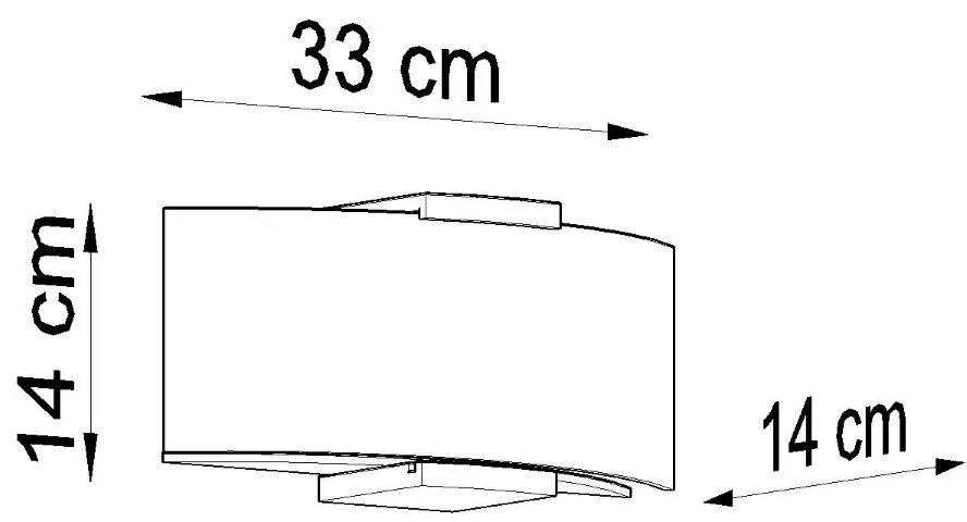 Nástěnné svítidlo Emilio, 1x mléčné skleněné stínítko, dřevo v barvě wenge