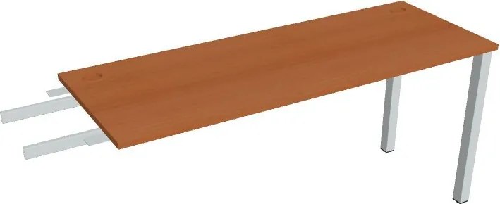 Hobis Kancelářský stůl řetězící do úhlu Hobis UE 1600RU, deskaakát, bílá RAL 9016