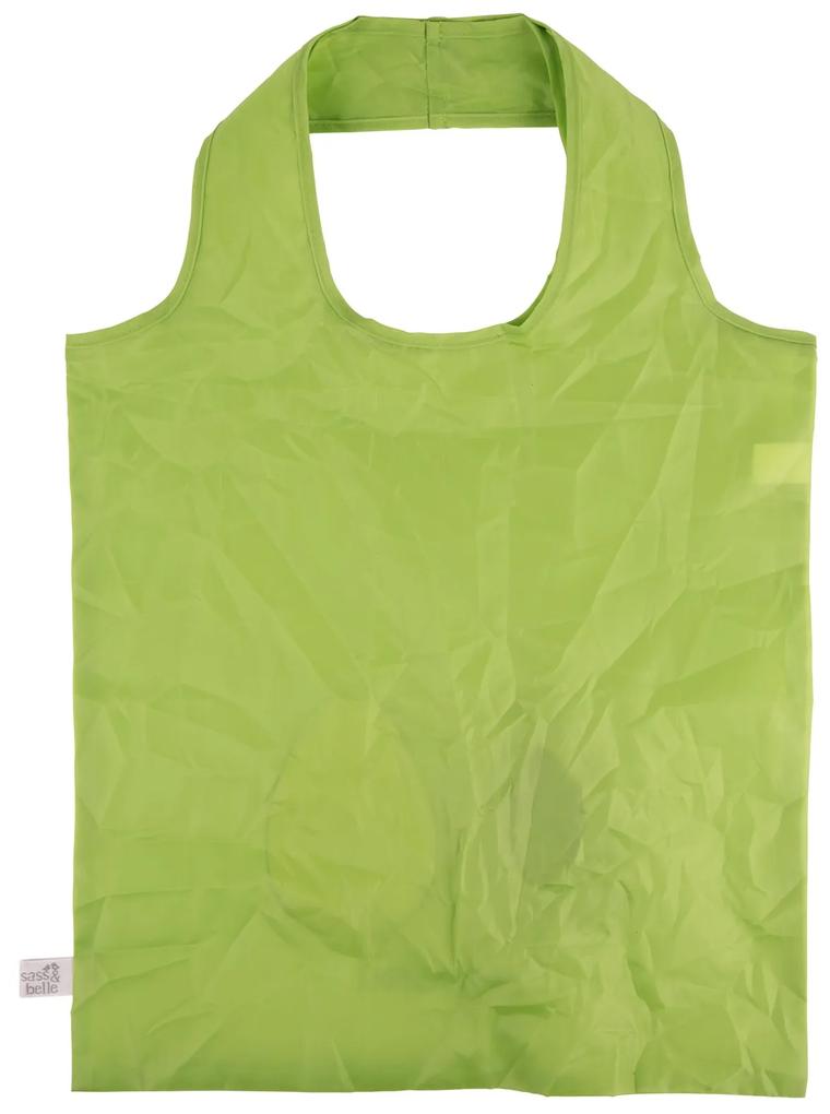Sass & Belle Zelená skládací nákupní taška s avokádem