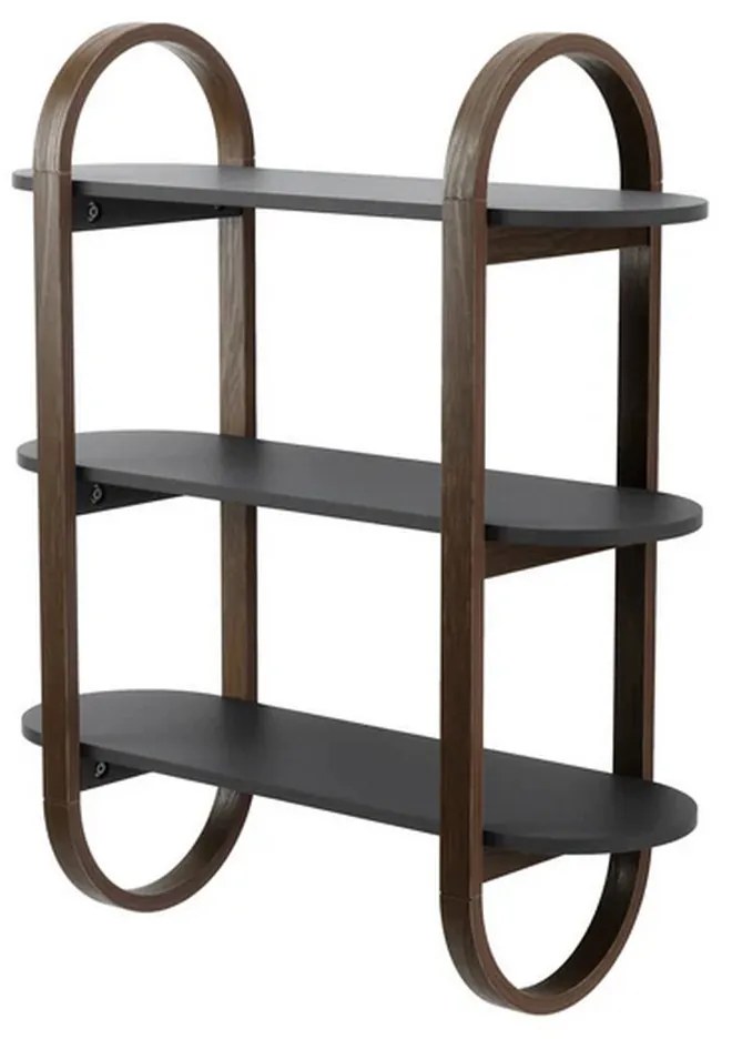Polička Bellwood Wall Shelf Black Walnut Umbra