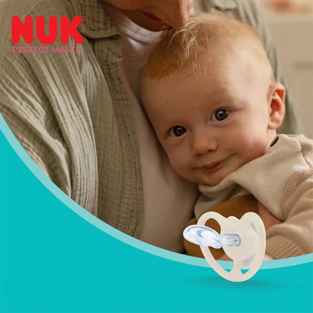 Dudlík NUK Perfect Match Air Night FIREFLY/LION 6-18m 2ks box velikost 6-18 m