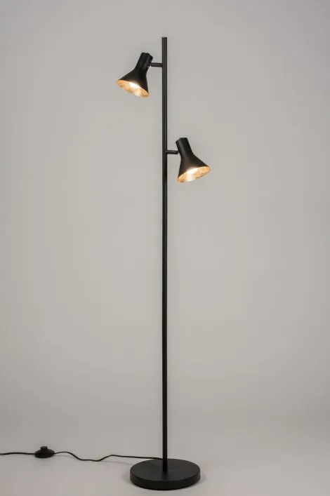 Stojací designová lampa Retro 60 Black and Gold