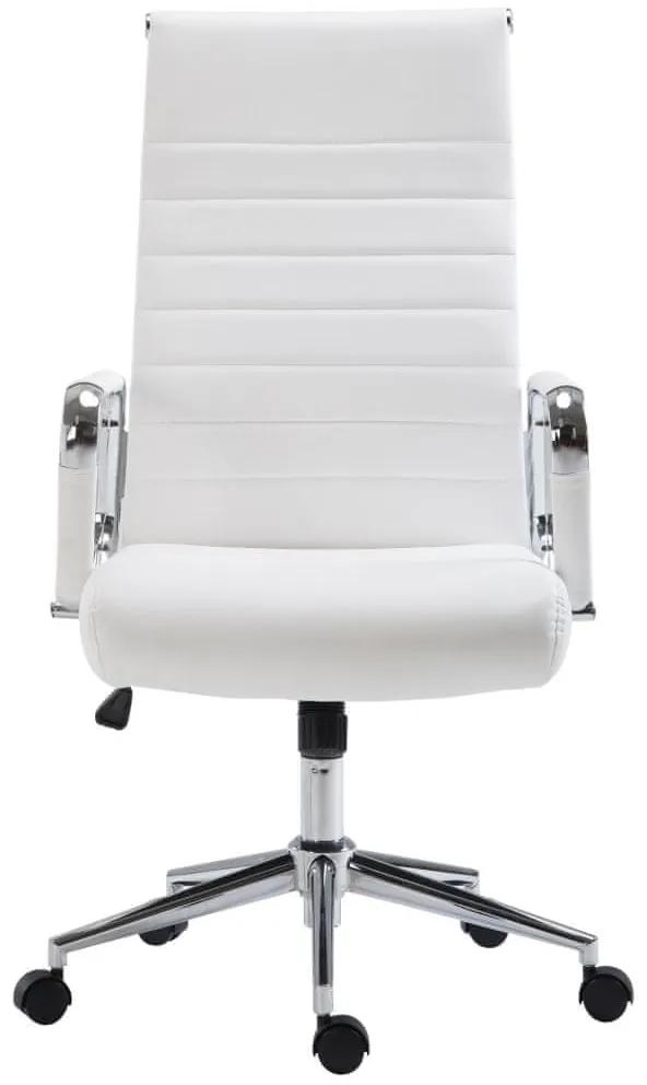 Bhm germany Kancelářská židle Kolumbus, syntetická kůže, bílá