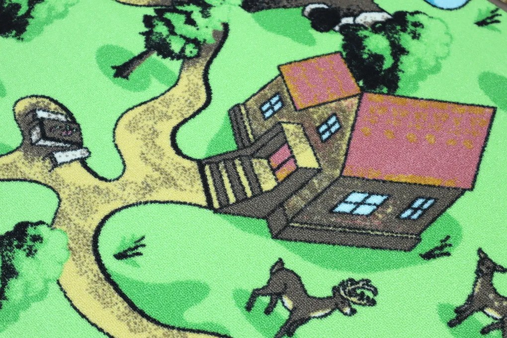 Vopi, Dětský kusový koberec Aljaška 5229, 95x200, vícebarevná, dětský pokoj