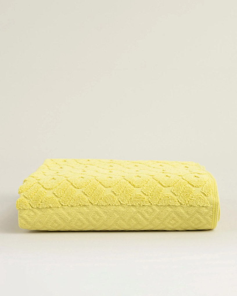 Ručník Lattice 70x140 cm sunny yellow