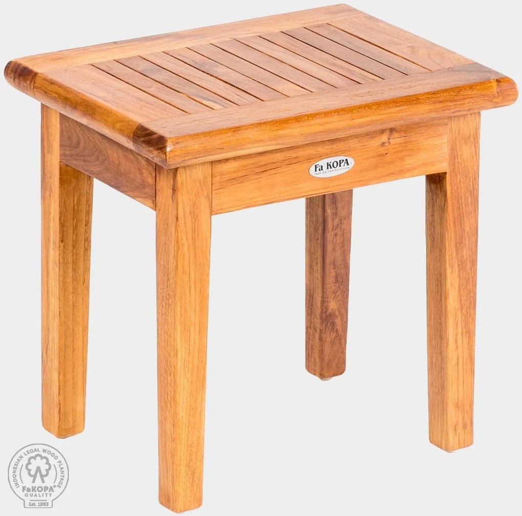 Teaková stolička 35x45 cm PAOLO