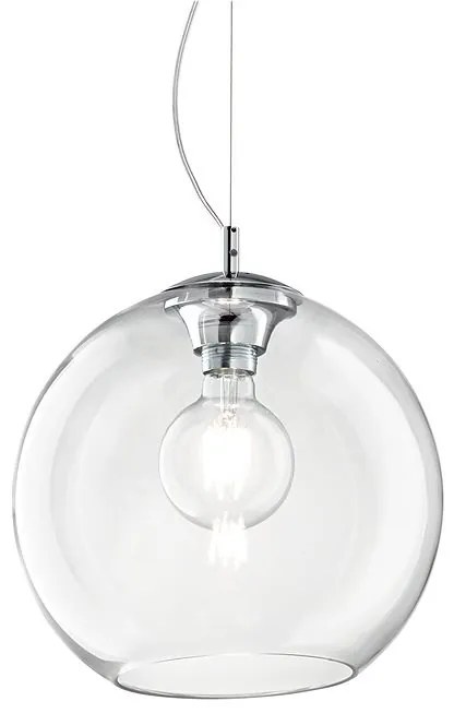 Ideal Lux Závěsné svítidlo NEMO SP1 ø 40 cm Barva: Fade chrom