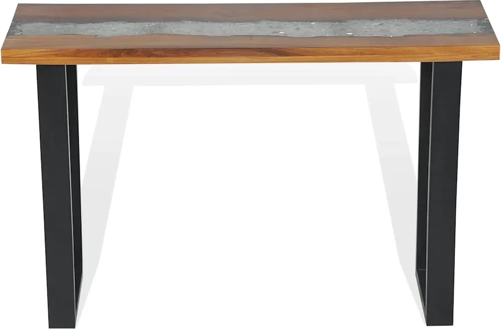 Odkládací stolek, teak, 100x35x75 cm 245065