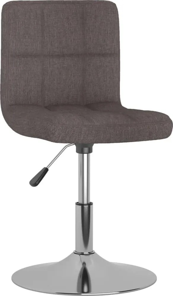 vidaXL Otočná jídelní židle textil [3087470] Barva: taupe