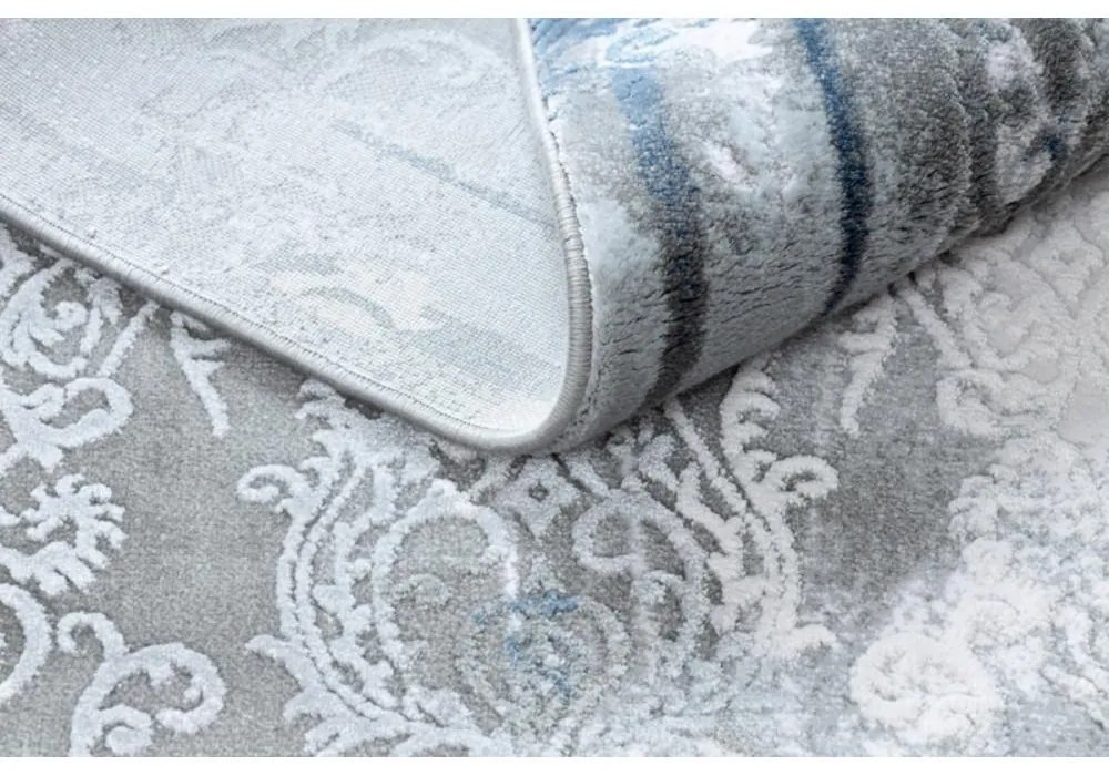 Luxusní kusový koberec akryl Hans šedý 80x150 80x150cm