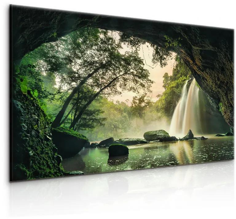 Obraz pohled na vodopády Velikost (šířka x výška): 90x60 cm