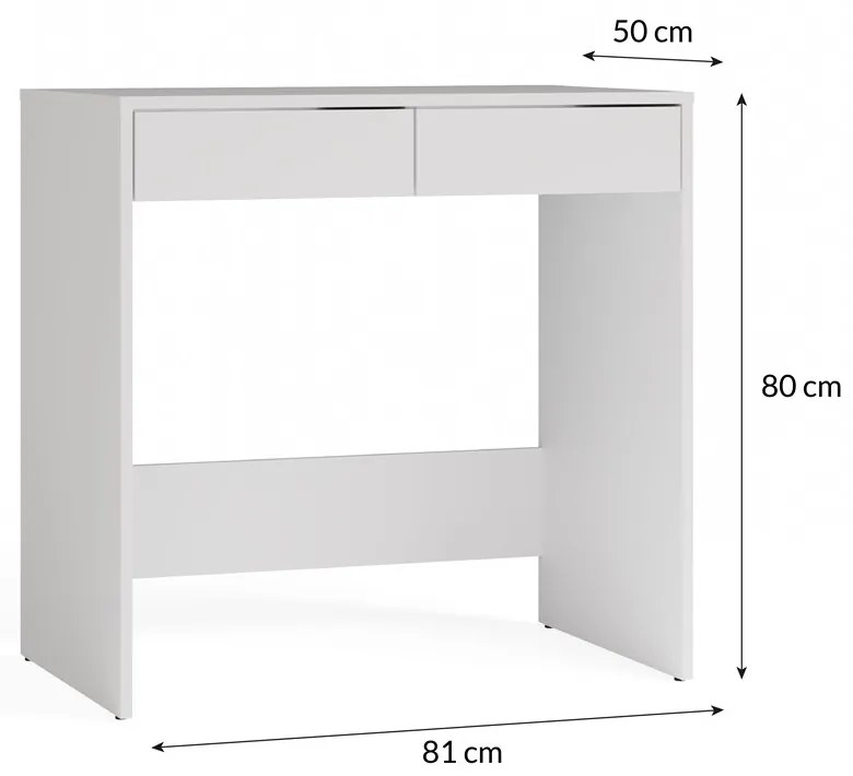 FALCO Toaletní stolek Marissa Odstín: Bílá