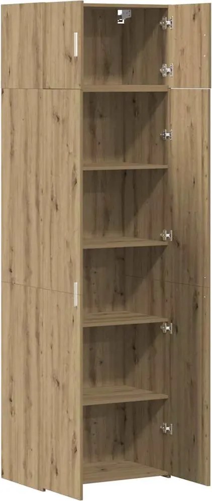 Úložná skříňka 2 ks Artisanový dub 70 x 42,5 x 225 cm 3365636
