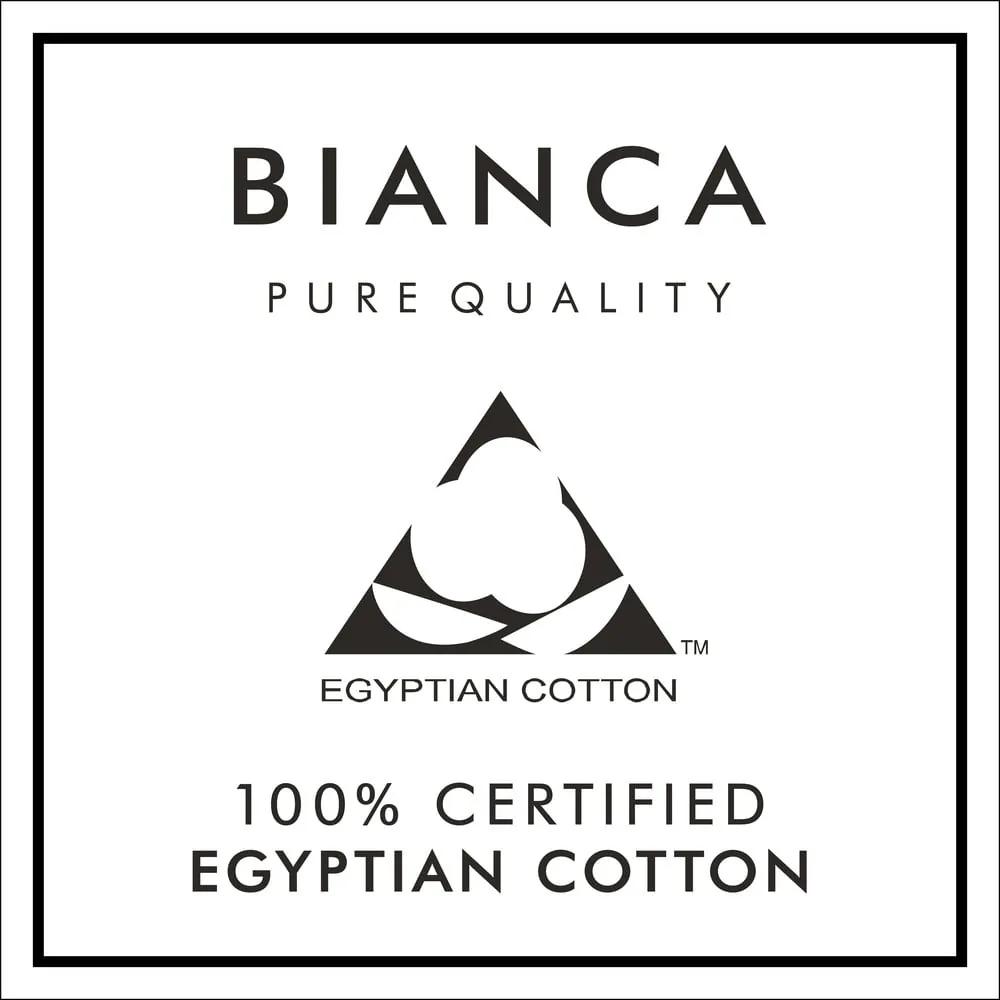 Tmavě šedé povlečení na dvoulůžko z egyptské bavlny 200x200 cm – Bianca