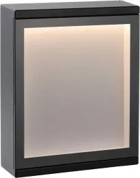 Lucide CADRA - nástěnné svítidlo venkovní - LED - 1x6W 3000K - IP54 - Černá 27879/06/30