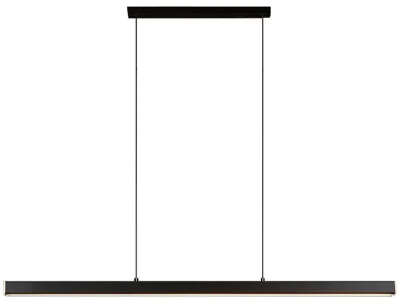 Toolight Toolight, LED stropní svítidlo 100cm, 15W, APP1448-CP, černá matná, OSW-03900