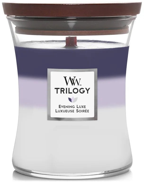 WoodWick – Trilogy svíčka Evening Luxe (Večermí luxus) Velikost: velká 609 g