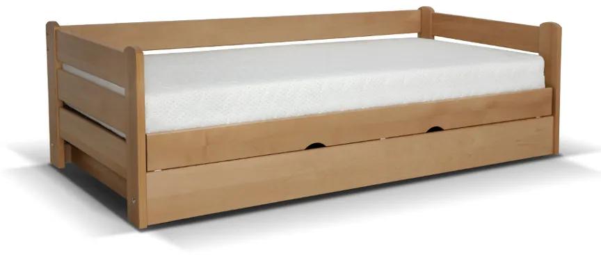 Dřevěná postel Darina 90x200